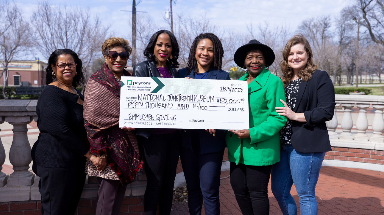 National Juneteenth Museum receives $50,000 from Paycom employees ...